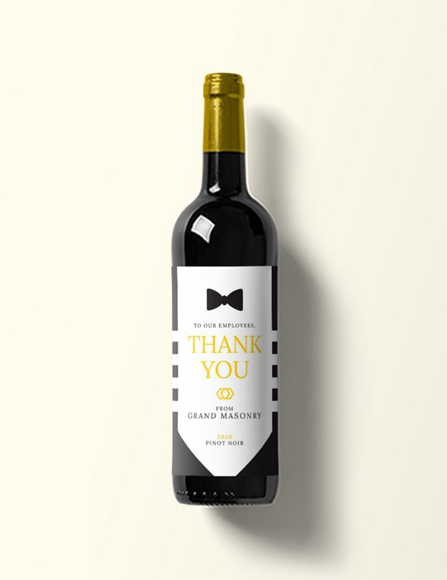 Free Wine Bottle Label Template Microsoft Word Printable Templates