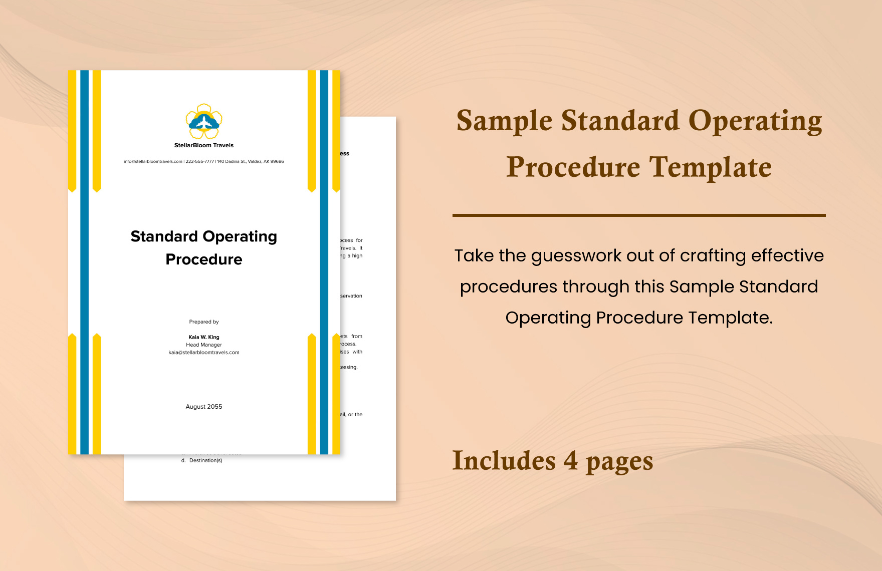 SOP Templates In Word FREE Download Template