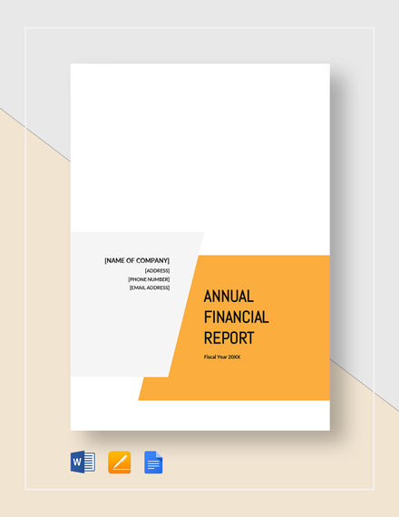 37+ Sample Financial Report Templates - Word, Apple Pages, PDF