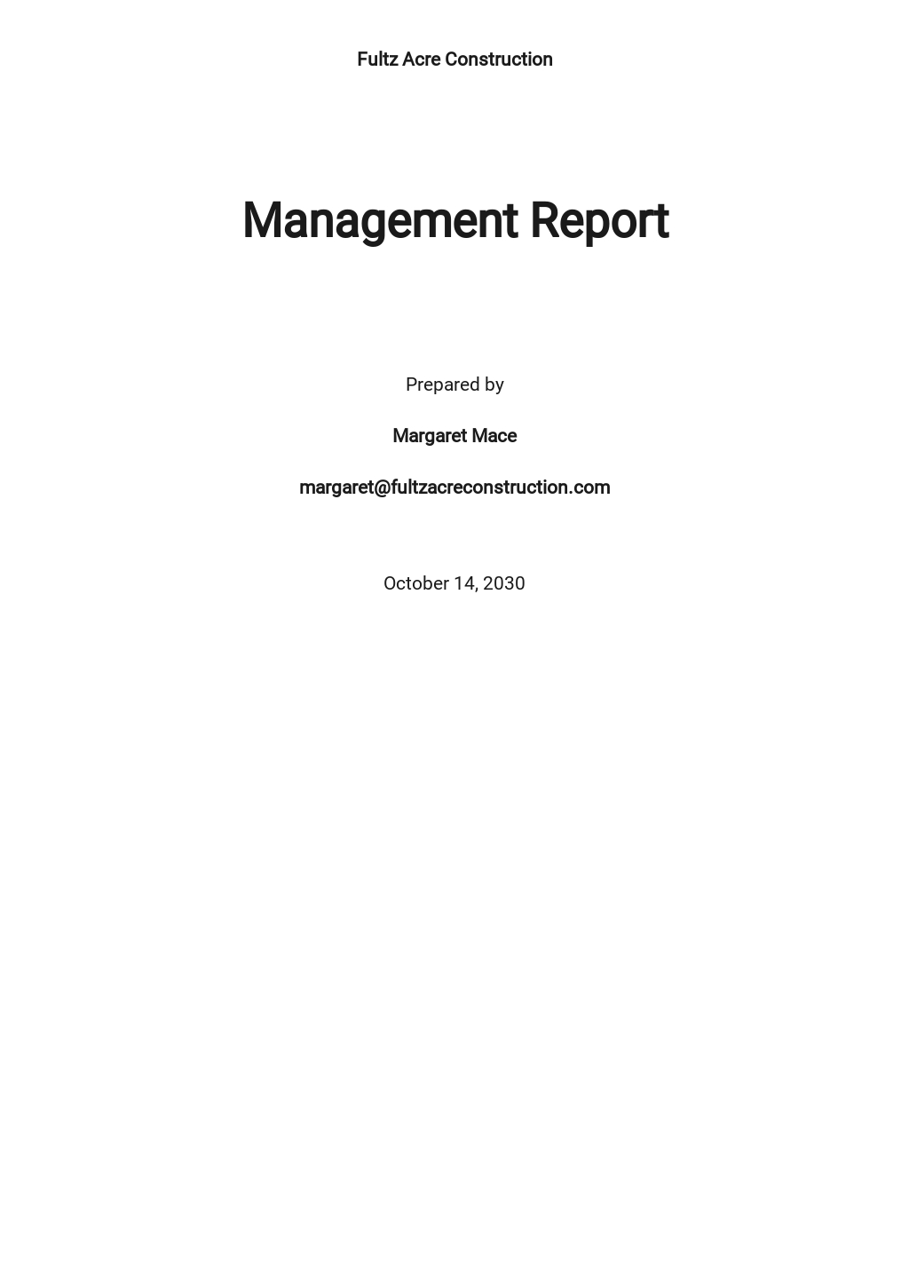 Free Asset Handover Report Template