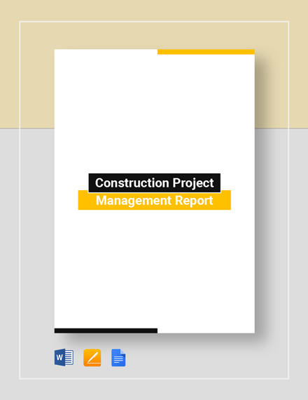 16+ Construction Project Report Templates- Docs, Word, Pages, PDF, Word