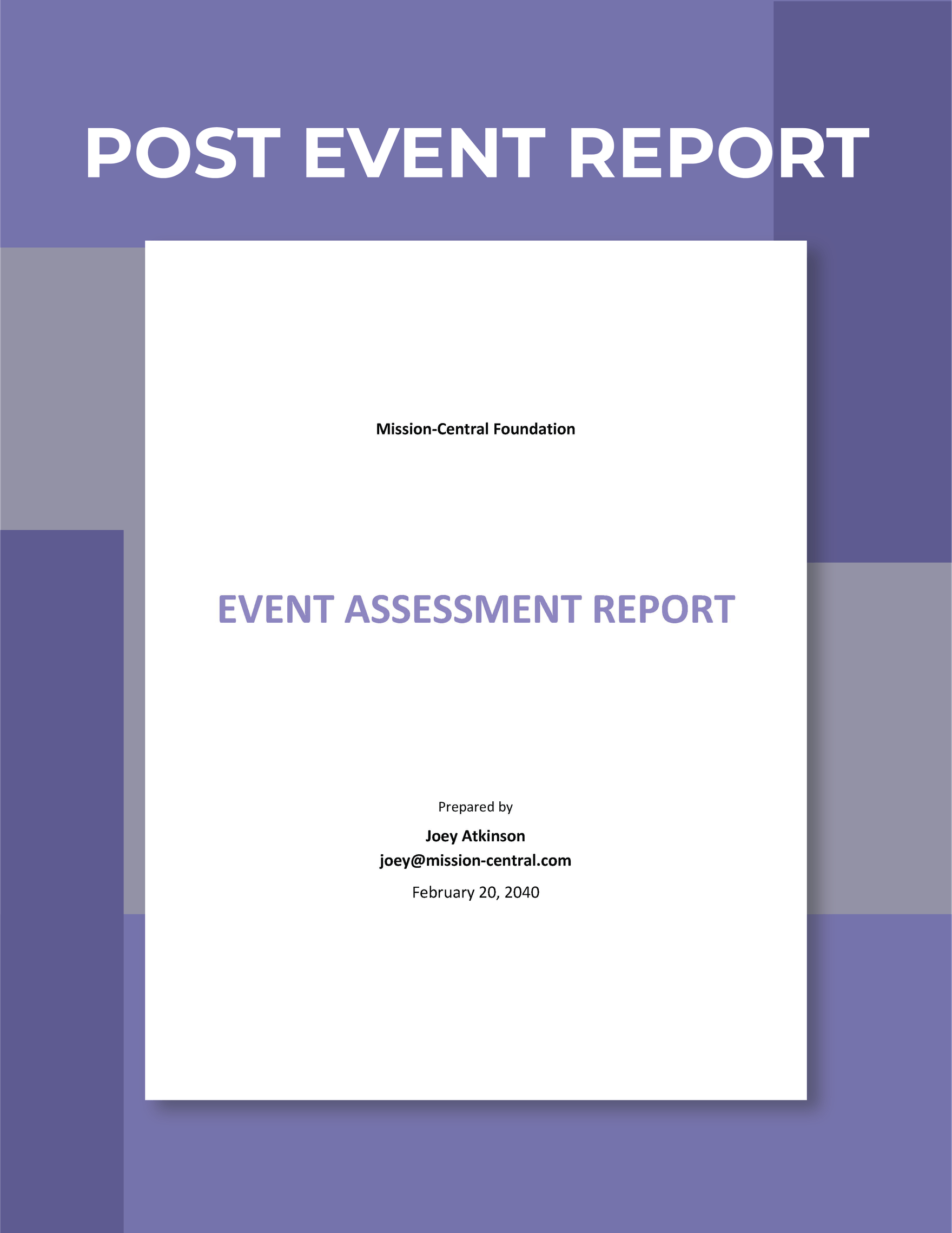 What Is Post Event Report Printable Templates