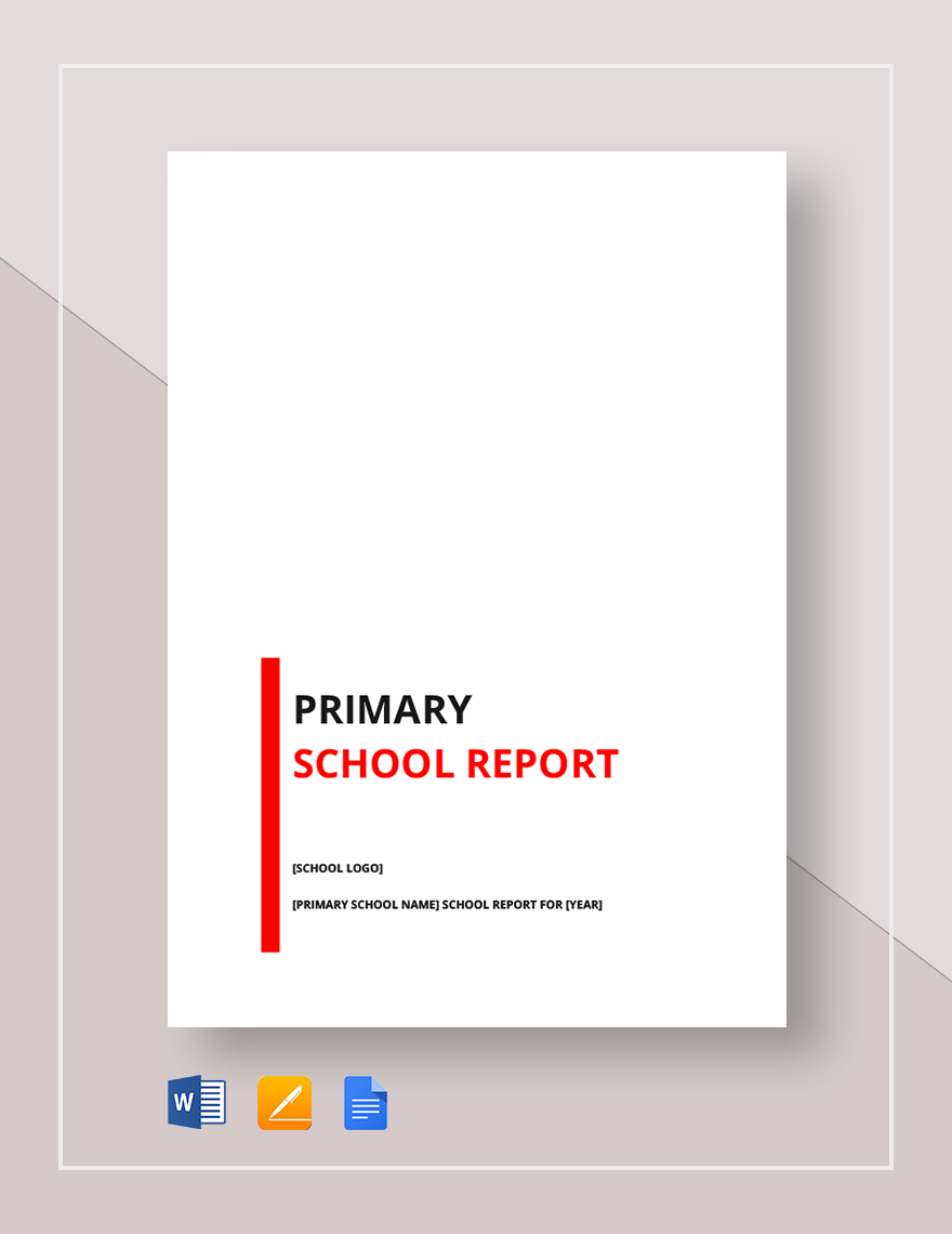 Pre School Report Card Template - Google Docs, Word | Template.net