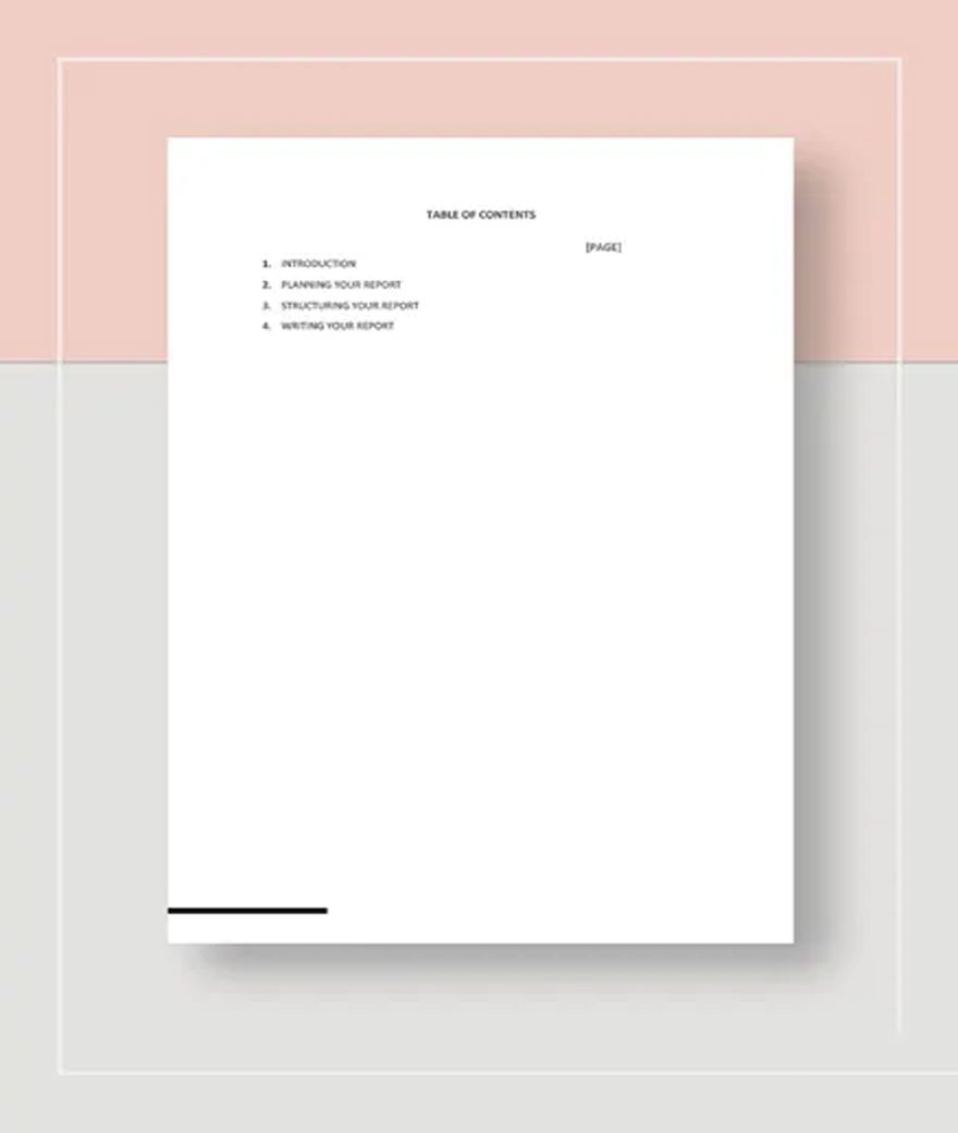 Report Outline Template - Download in Word, Google Docs, Apple Pages ...