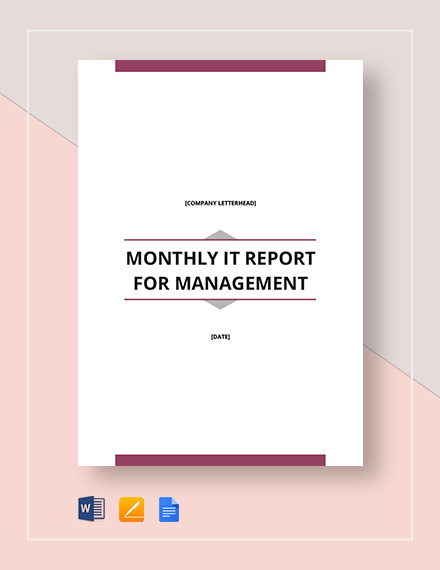 39+ Monthly Report Templates in PDF
