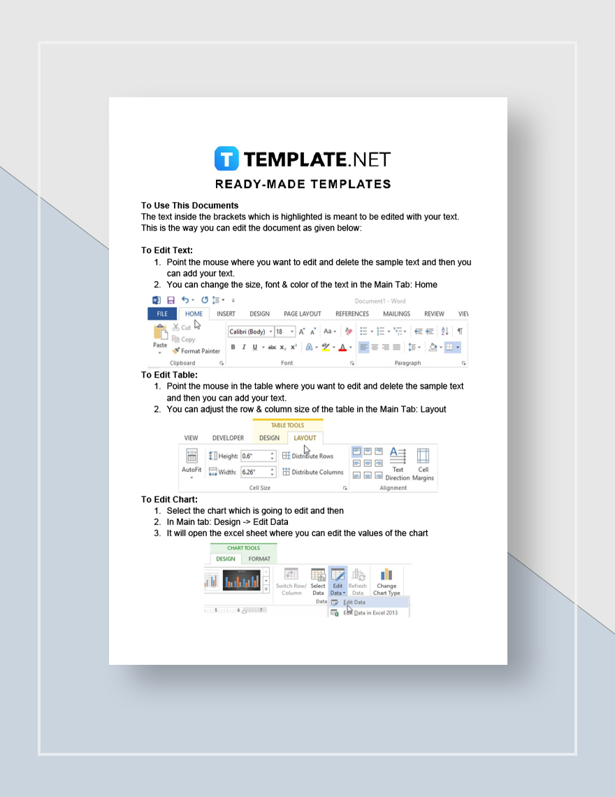 Project Analysis Report Template Google Docs Word Apple Pages 