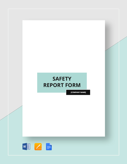 Safety Report Templates - 27+ Free Word, PDF, Apple Pages Format Download
