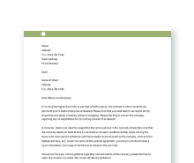 Free Simple Termination Letter Template in Microsoft Word, Apple Pages, Google Docs | Template.net