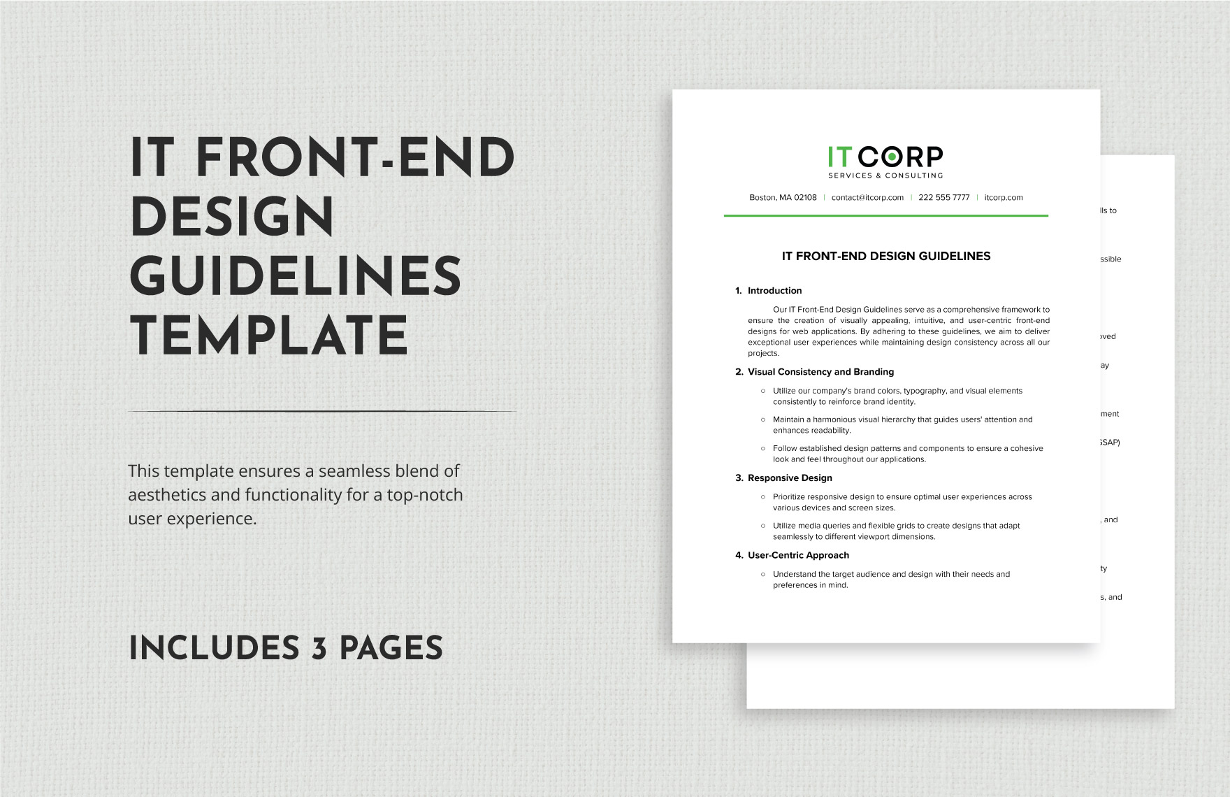 Thesis Front Page Template In Word PDF Google Docs Download