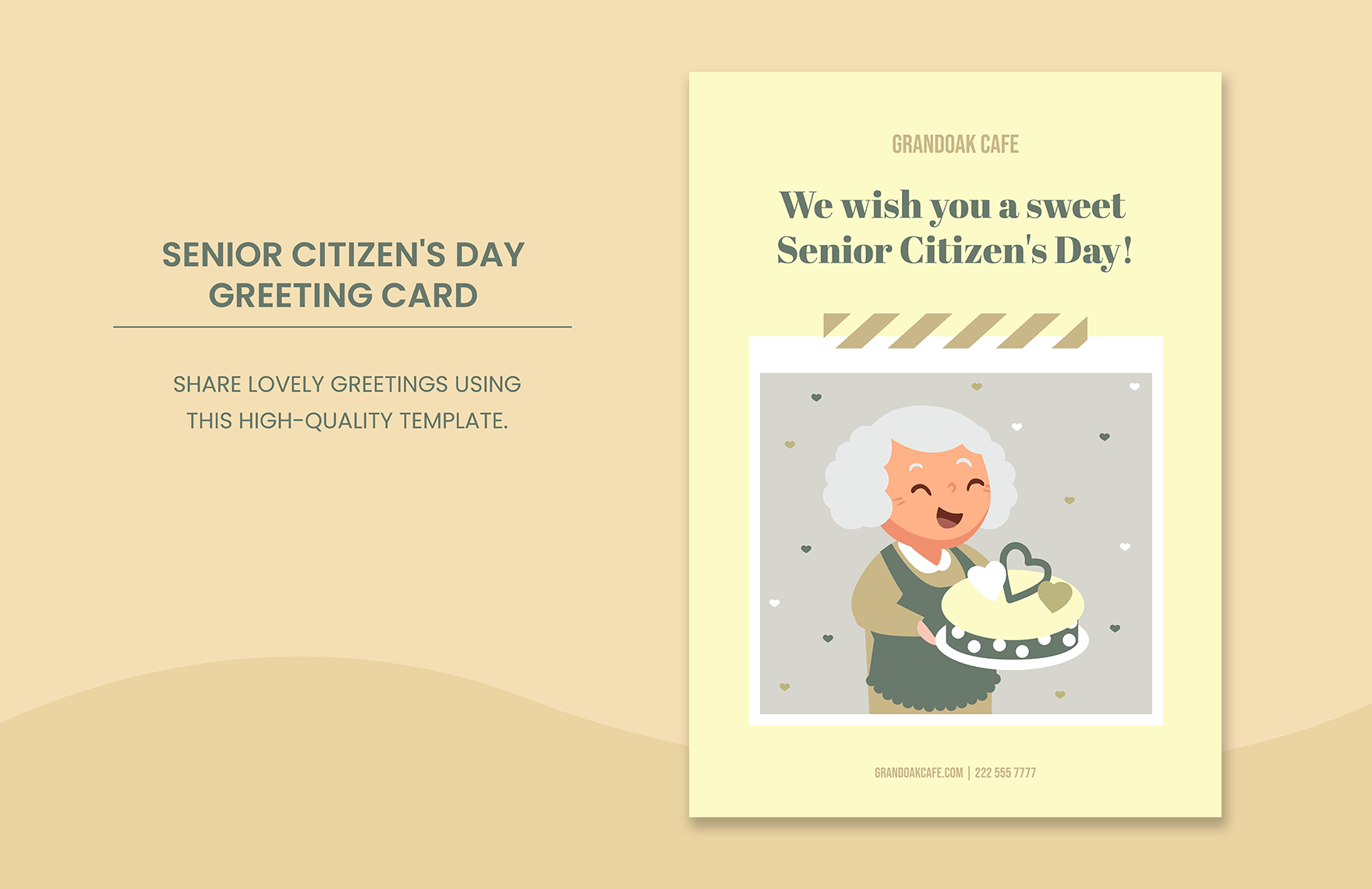 Free Senior Citizen s Day Greeting Card Template Download In PDF Illustrator SVG PNG 