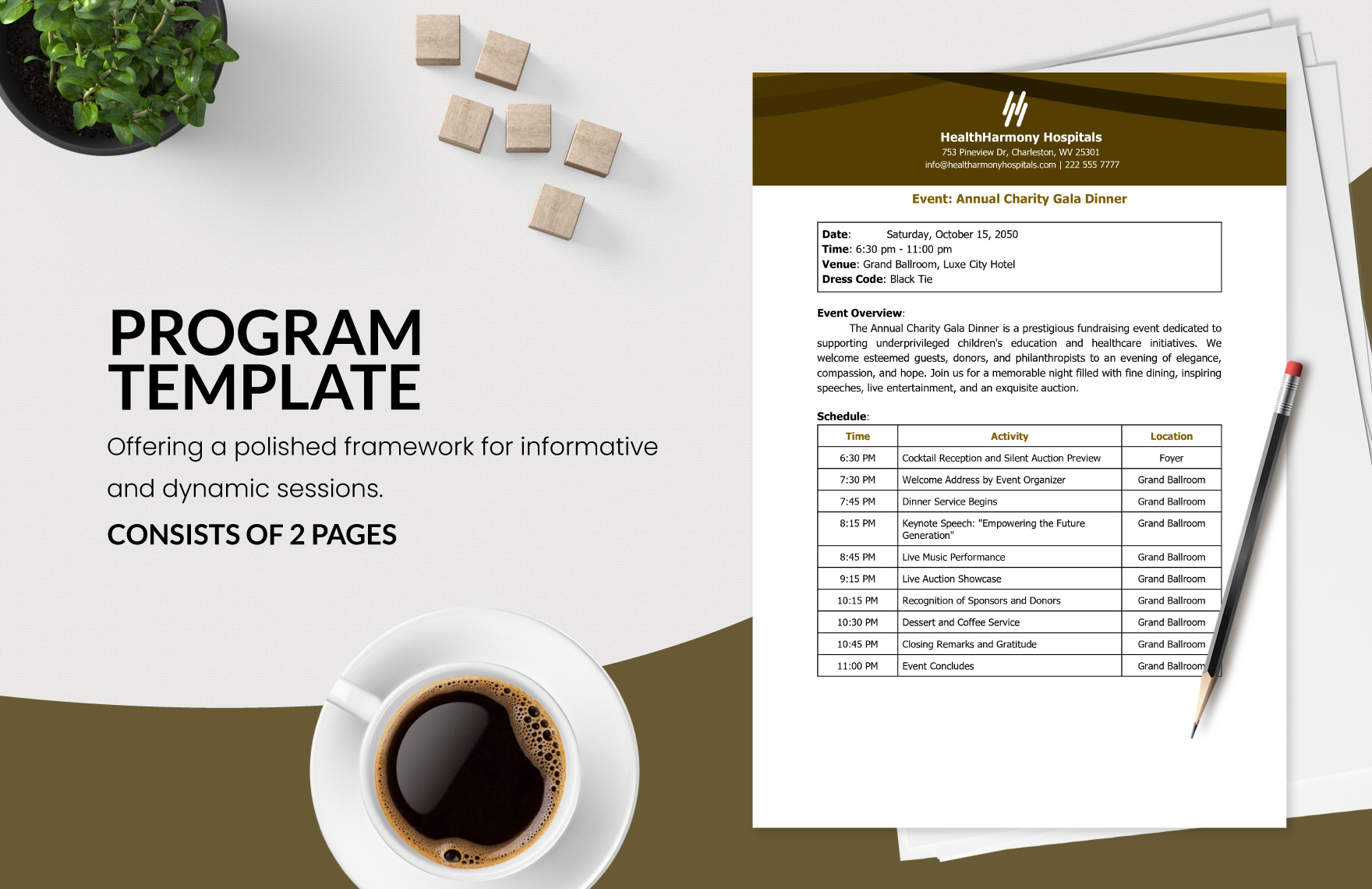 Free Program Template Download In Word Google Docs PDF Template