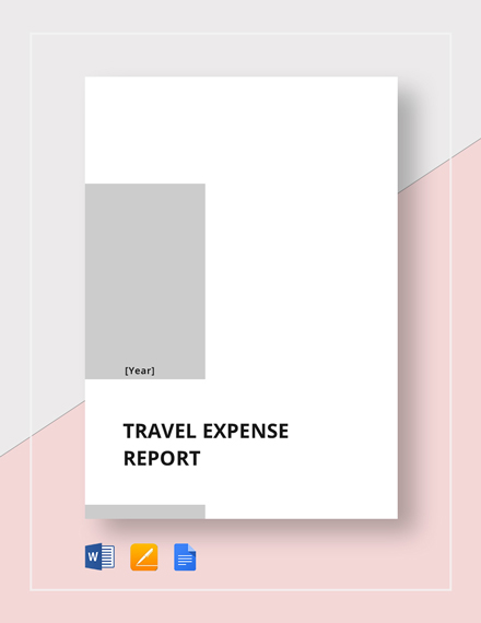 16+ Travel Expense Report Templates - Free Word, Excel, PDF Documents ...