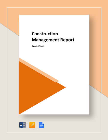 38+ FREE Sample Construction Report Templates - Word, Docs, Pages