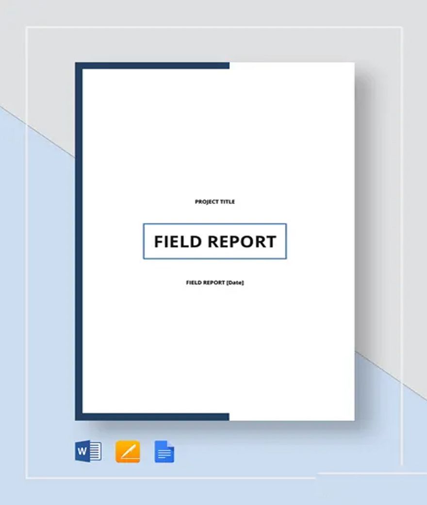 Field Report Template Download In Word Google Docs Apple Pages 