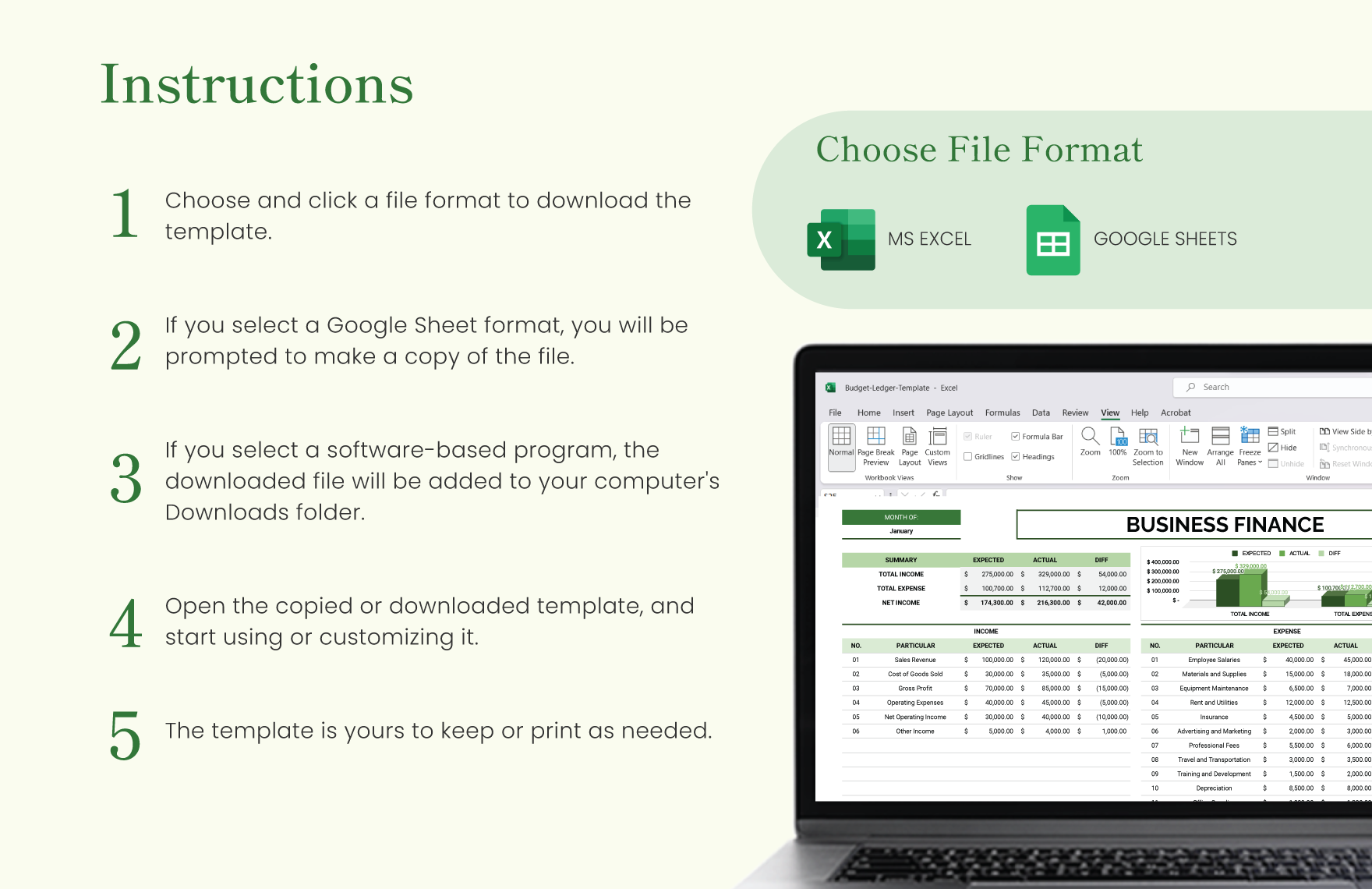 Business Finance Template - Download in Excel, Google Sheets | Template.net