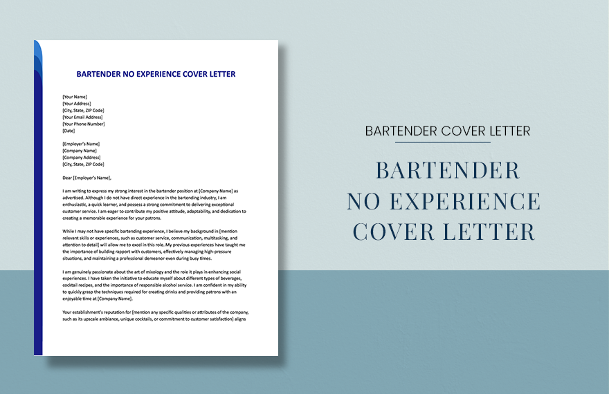FREE Experience Cover Letter Word Template Download Template