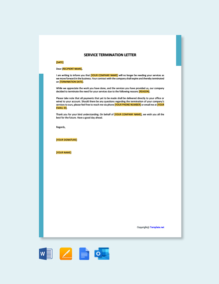 FREE Attorney Termination Letter Template - Word (DOC) | Google Docs ...