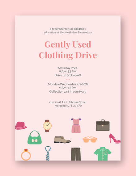 16 Donation Flyers PSD Word AI EPS Vector