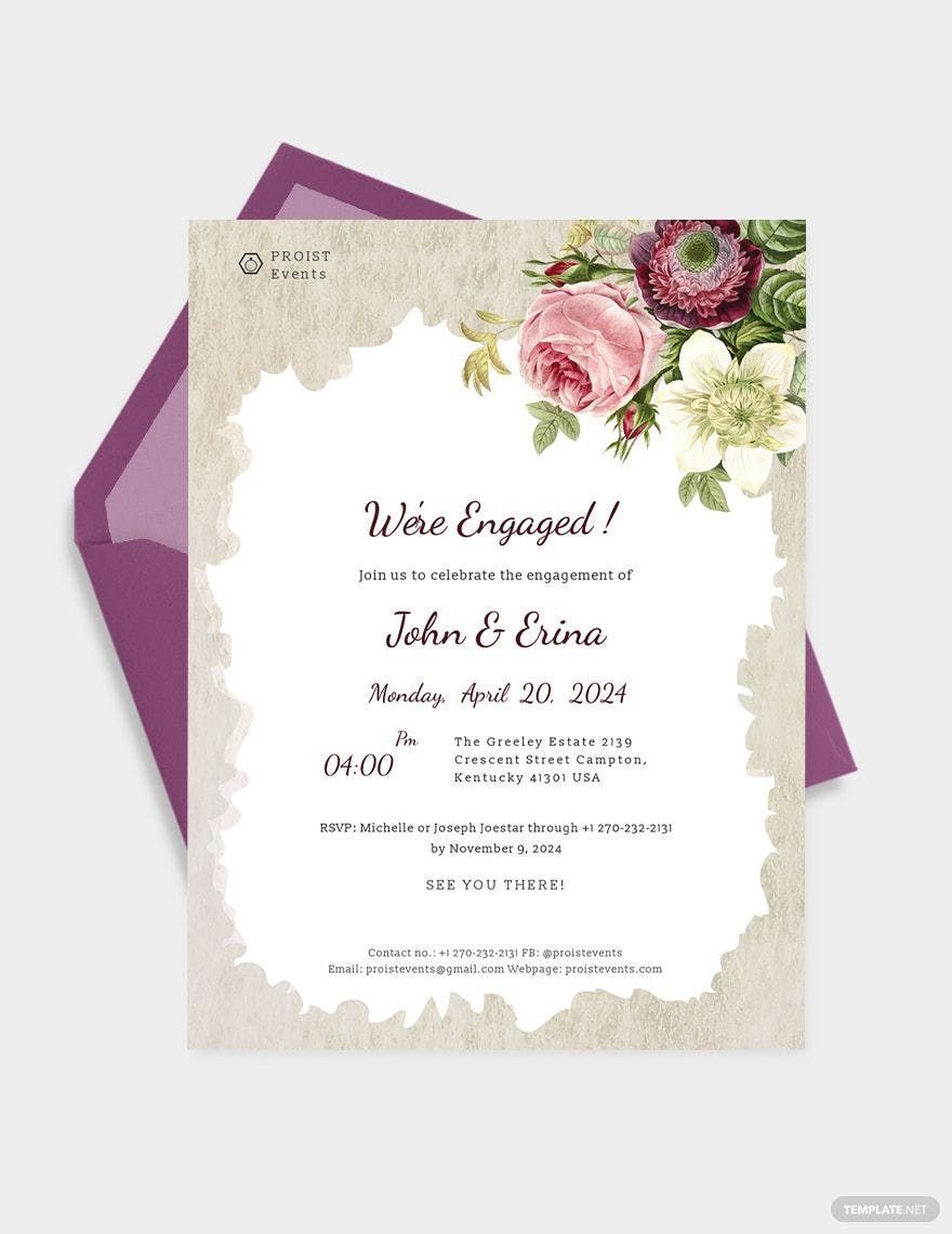 Engagement Invitation Template Download In Word Google Docs Google 
