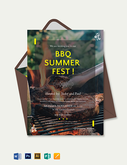 FREE BBQ Invitation Template Download In Word Google Docs PDF 