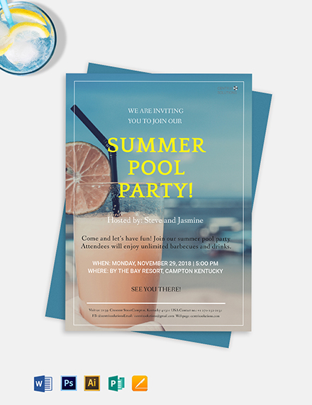 FREE Summer Picnic Party Invitation Template Download 637 Invitations 