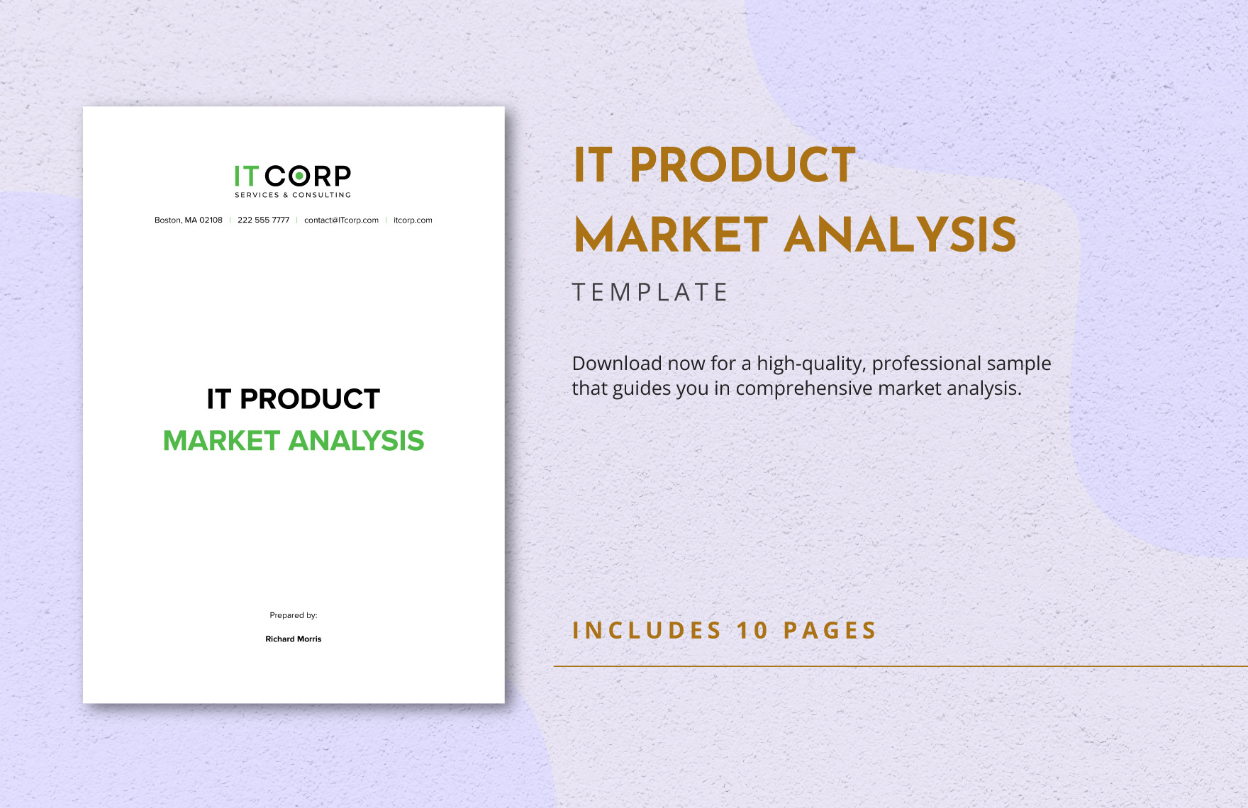 IT Product Market Analysis Template In PDF Word Google Docs IT Product Market Analysis Template In PDF Word Google Docs