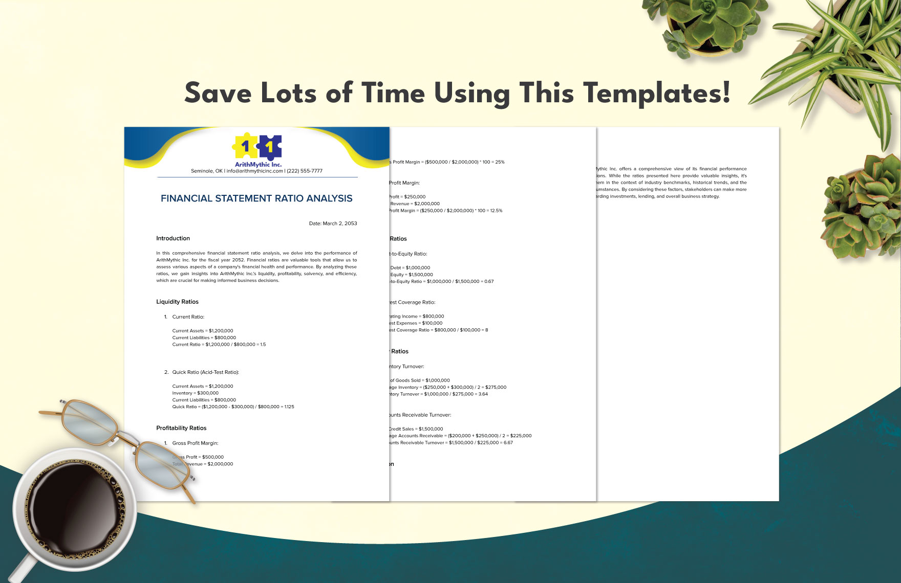 Financial Statement Ratio Analysis Template In PDF Word Google Docs Financial Statement Ratio Analysis Template In PDF Word Google Docs