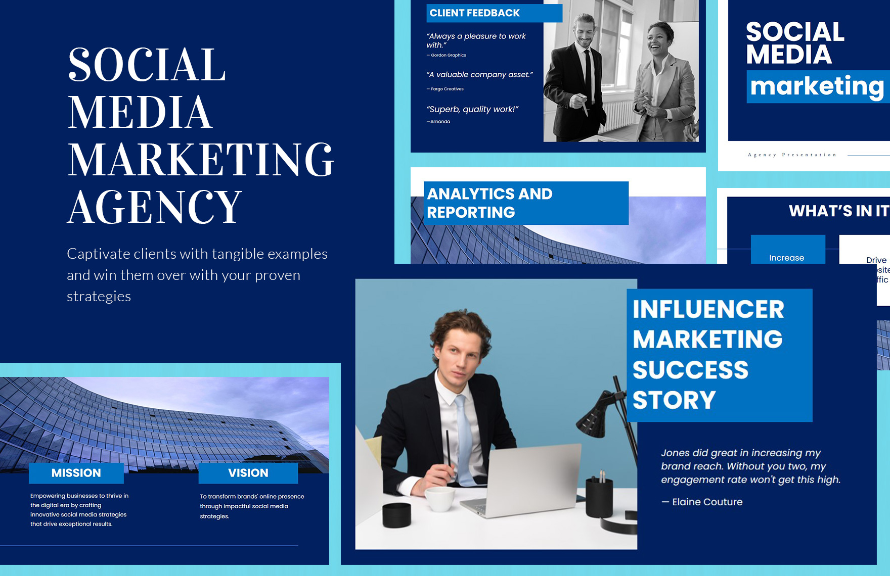 Social Media Marketing Agency Presentation Template Download In PDF 