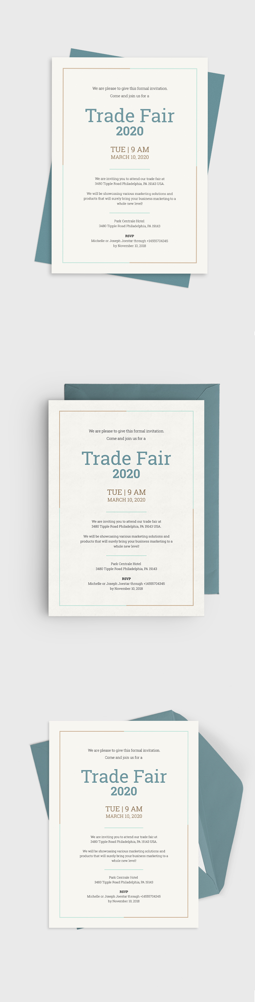 Free Formal Birthday Invitation Template - Illustrator, Word, Outlook ...