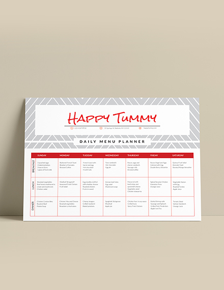 136+ FREE Menu Templates | Download Ready-Made | Template.net