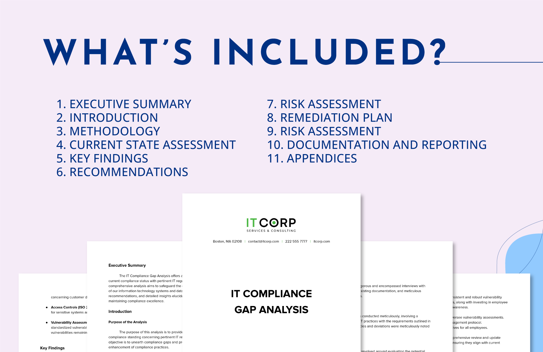 IT Compliance Gap Analysis Template In Word PDF Google Docs IT Compliance Gap Analysis Template In Word PDF Google Docs