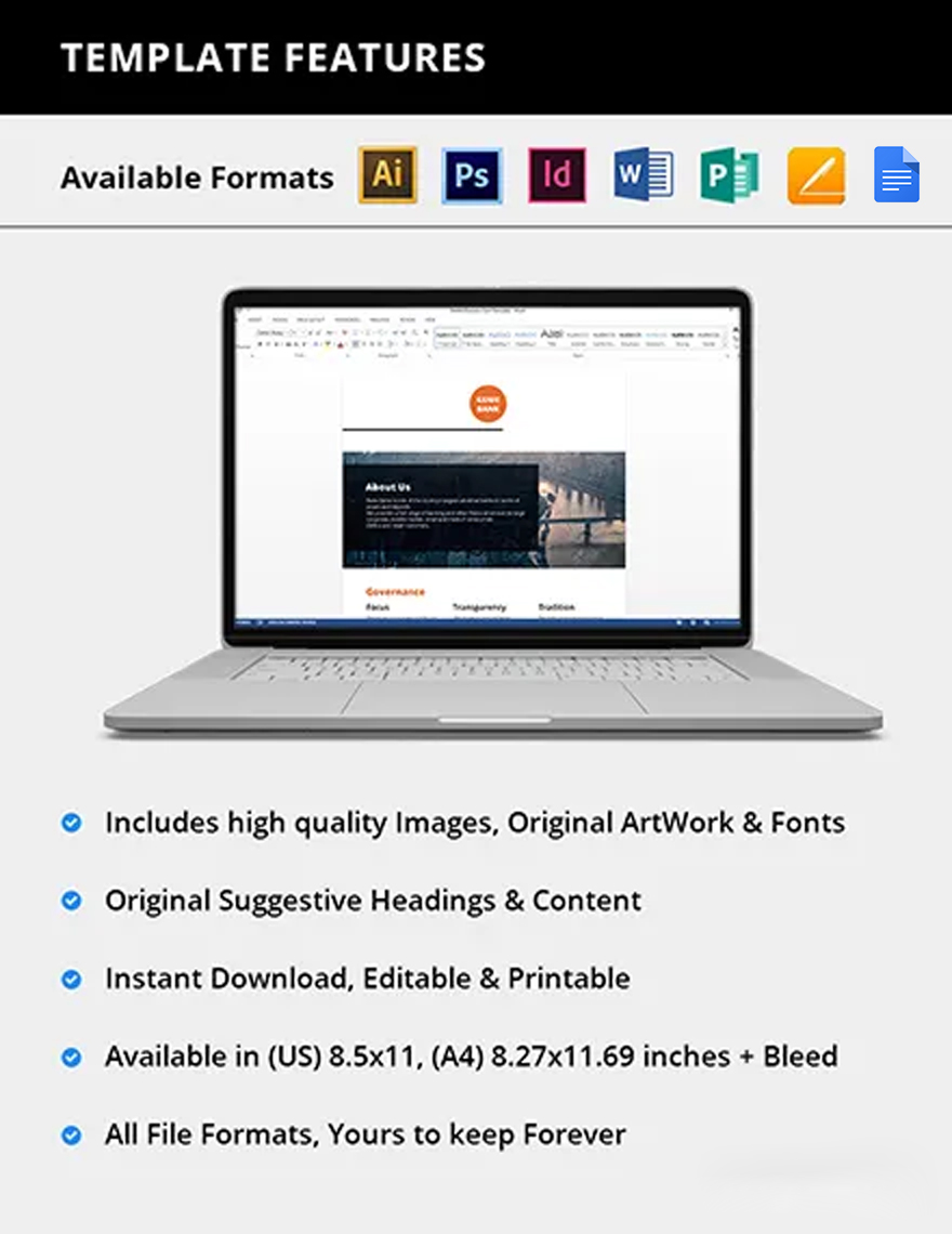 Free Professional Services Flyer Template - Illustrator, InDesign, Word ...