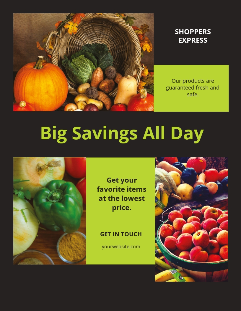 Supermarket Flyer Template