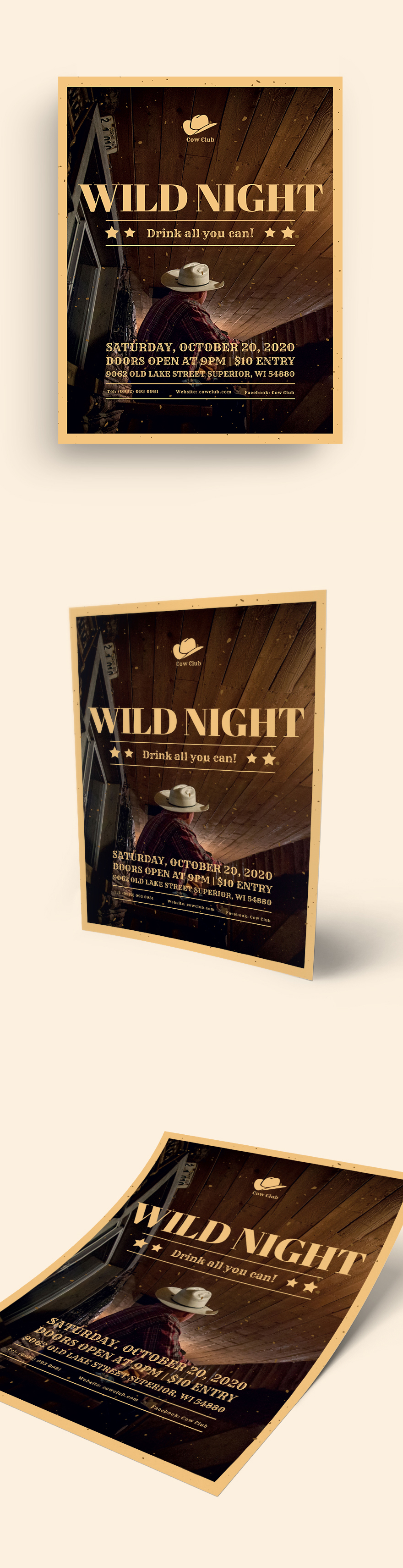 Western Flyer Template - Google Docs, Illustrator, InDesign, Word ...