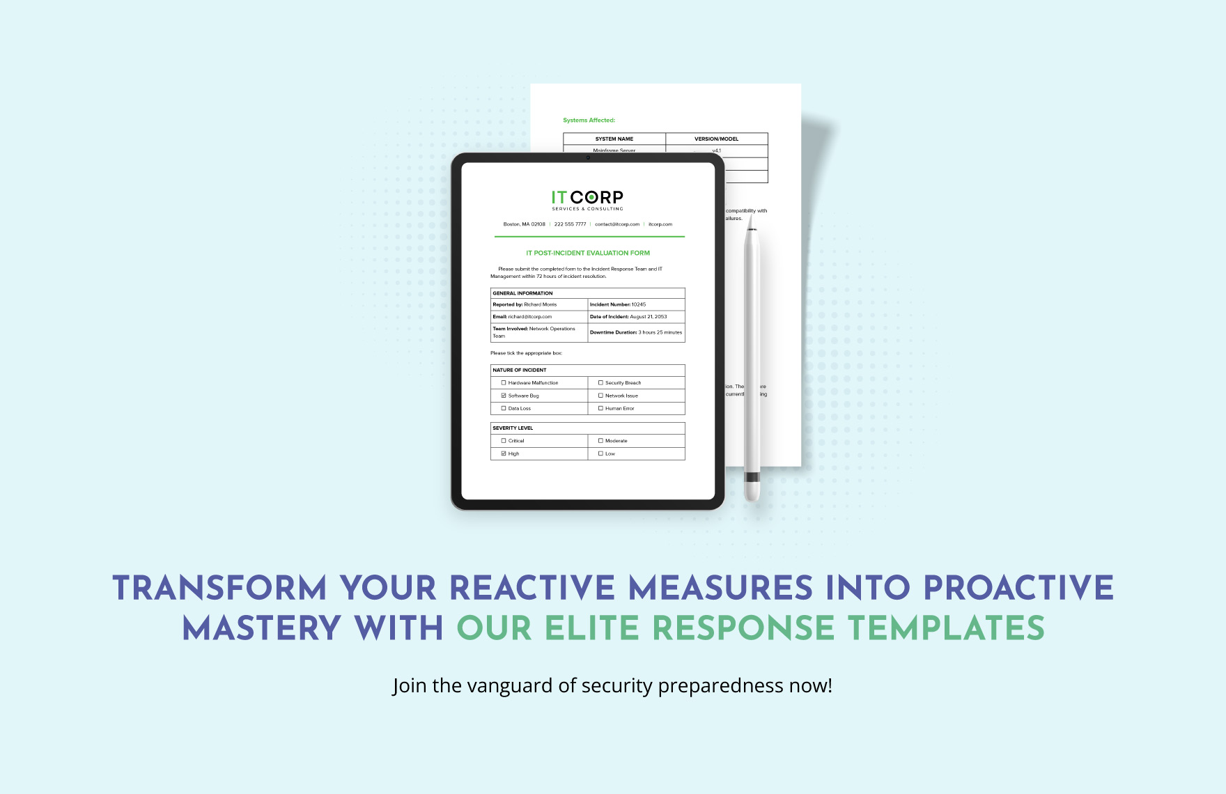 IT Post Incident Evaluation Form Template In Word PDF Google Docs IT Post Incident Evaluation Form Template In Word PDF Google Docs