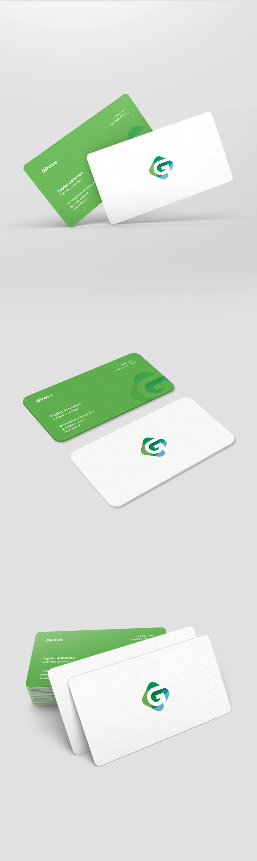 Free Creative Software Developer Business Card Template - Google Docs ...