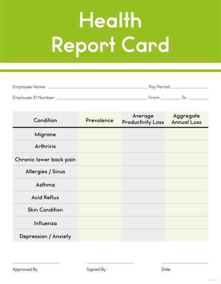 Free Kindergarten Report Card Template: Download 154+ Reports in PSD ...