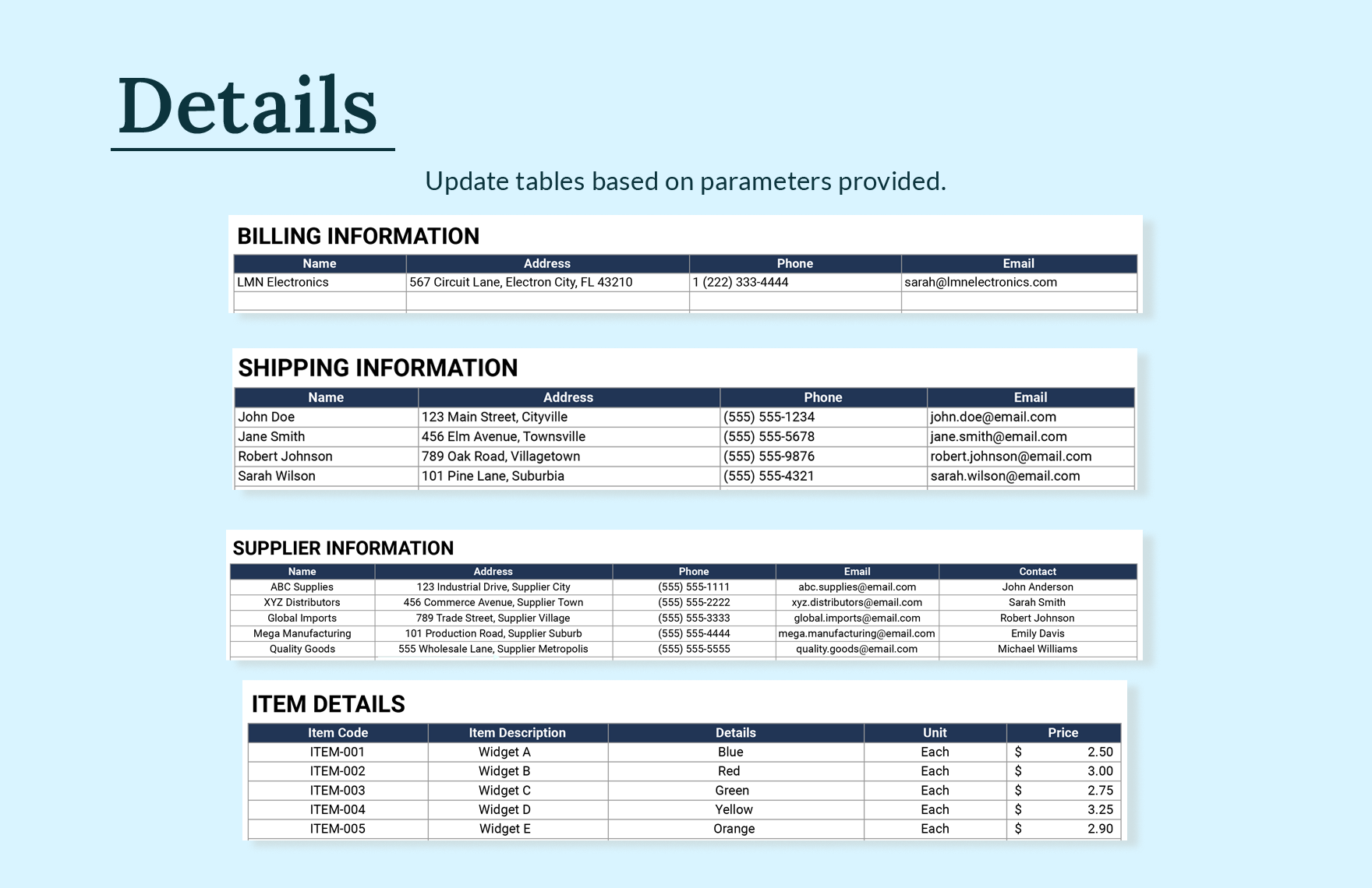 Business Purchase Order Template - Download in Excel, Google Sheets ...