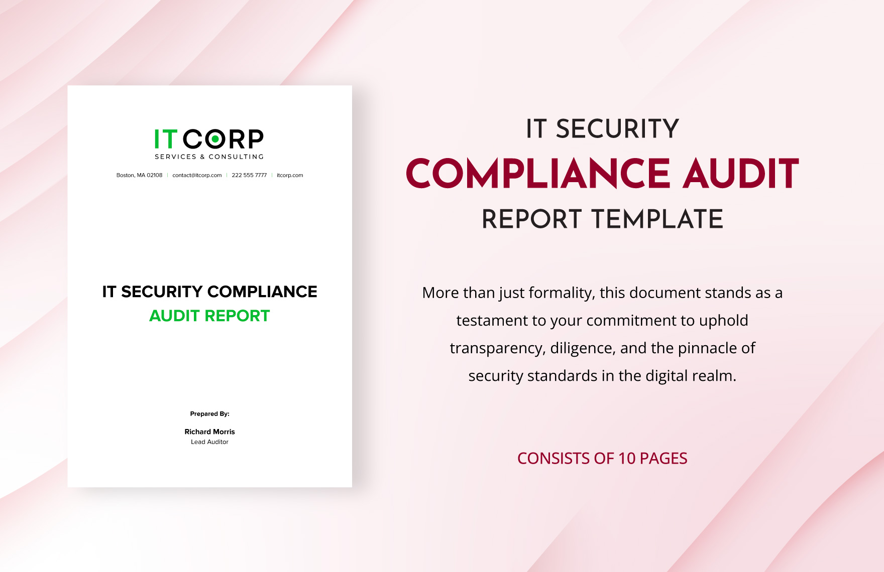 Free Security Report Templates To Edit Online And Print