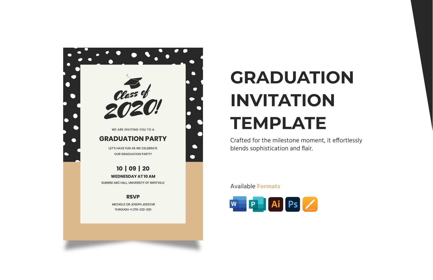 FREE Graduation Invitation Templates Examples Edit Online