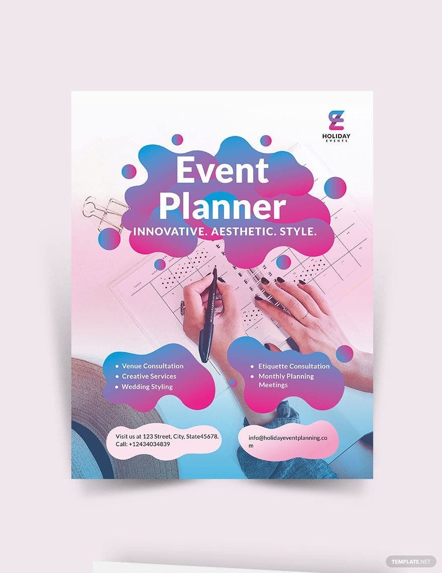 Event Planner Flyer Template Download In Word Google Docs PDF 