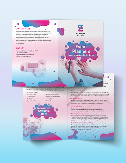 17+ Event Management Brochure Templates - AI, PSD, Word, Pages