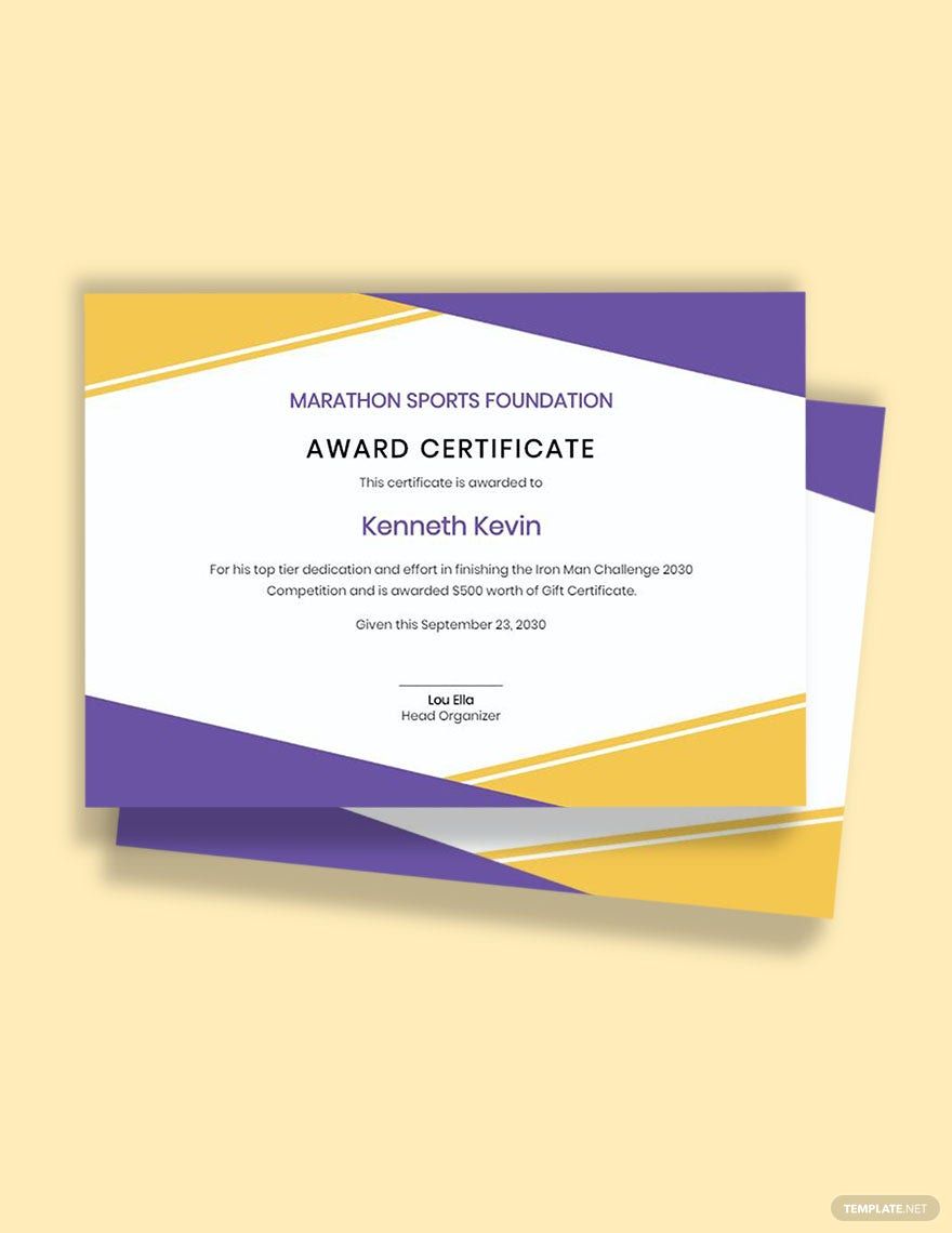 FREE Prize Template Download In Word Google Docs Illustrator 