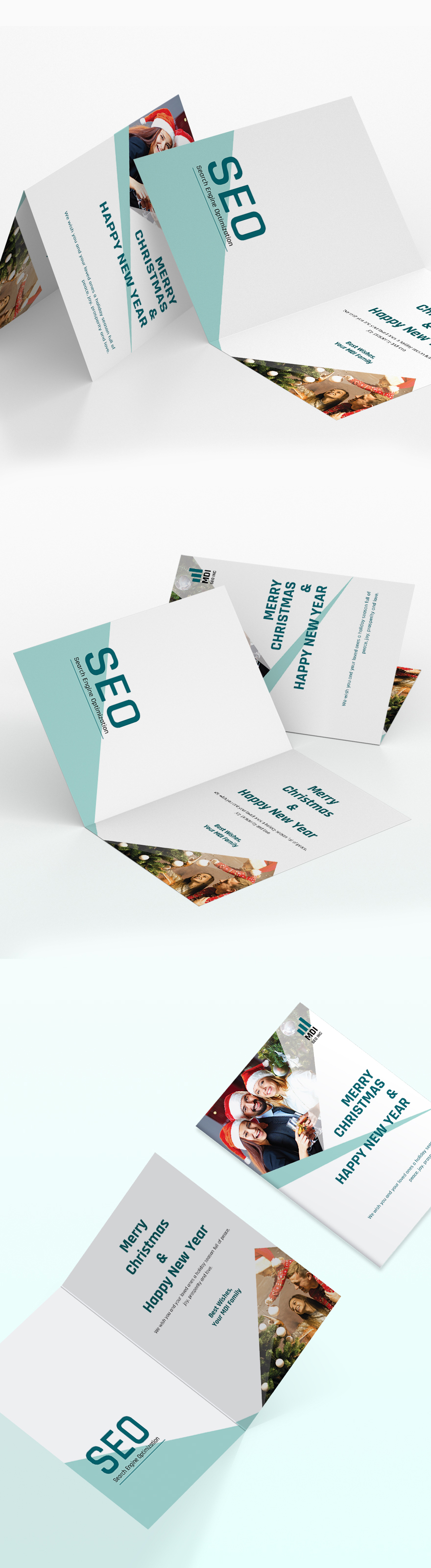 SEO Greeting Card Template - Illustrator, InDesign, Word, Apple Pages ...