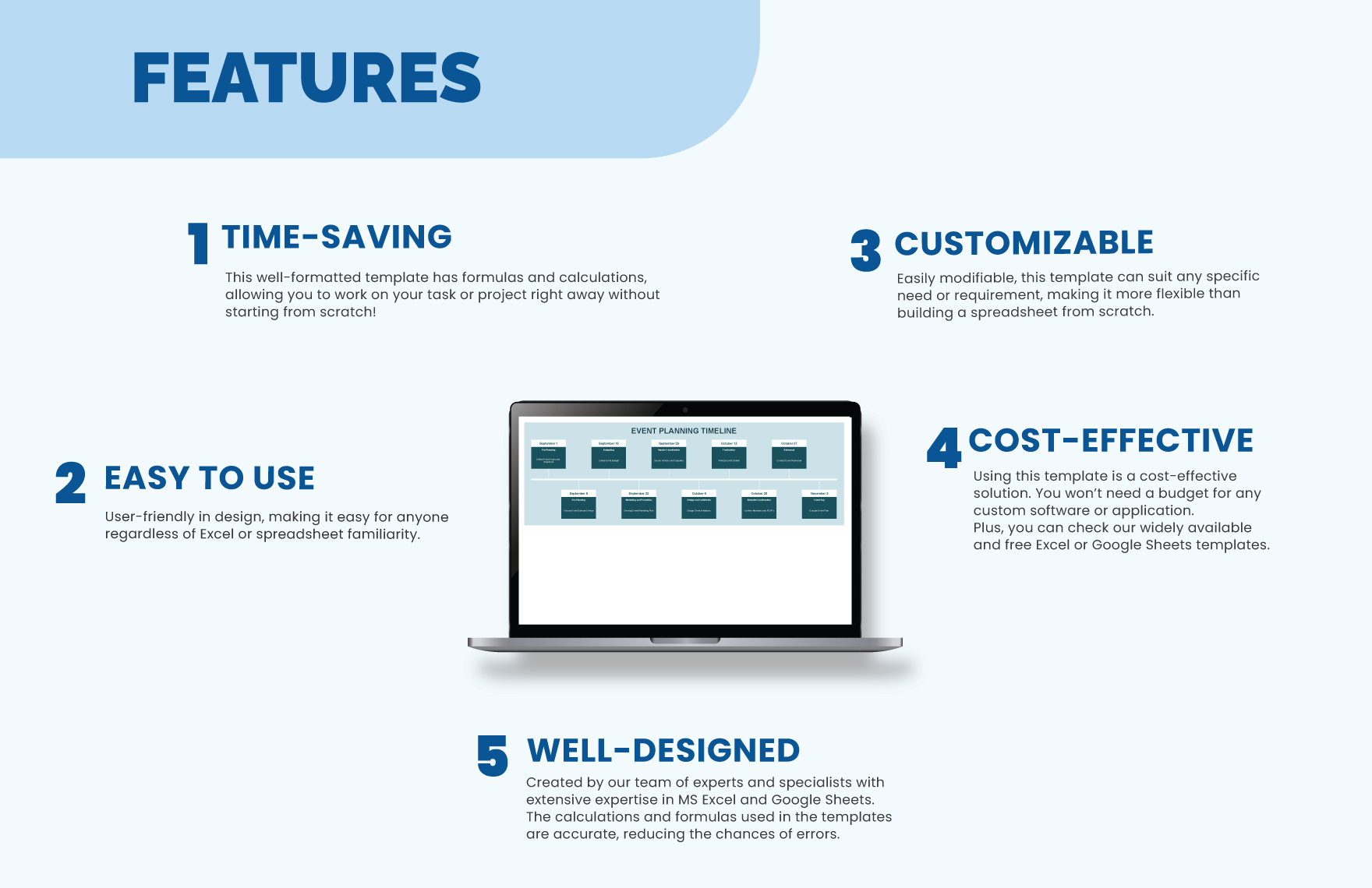 Event Planning Timeline Template - Download in Excel, Google Sheets ...