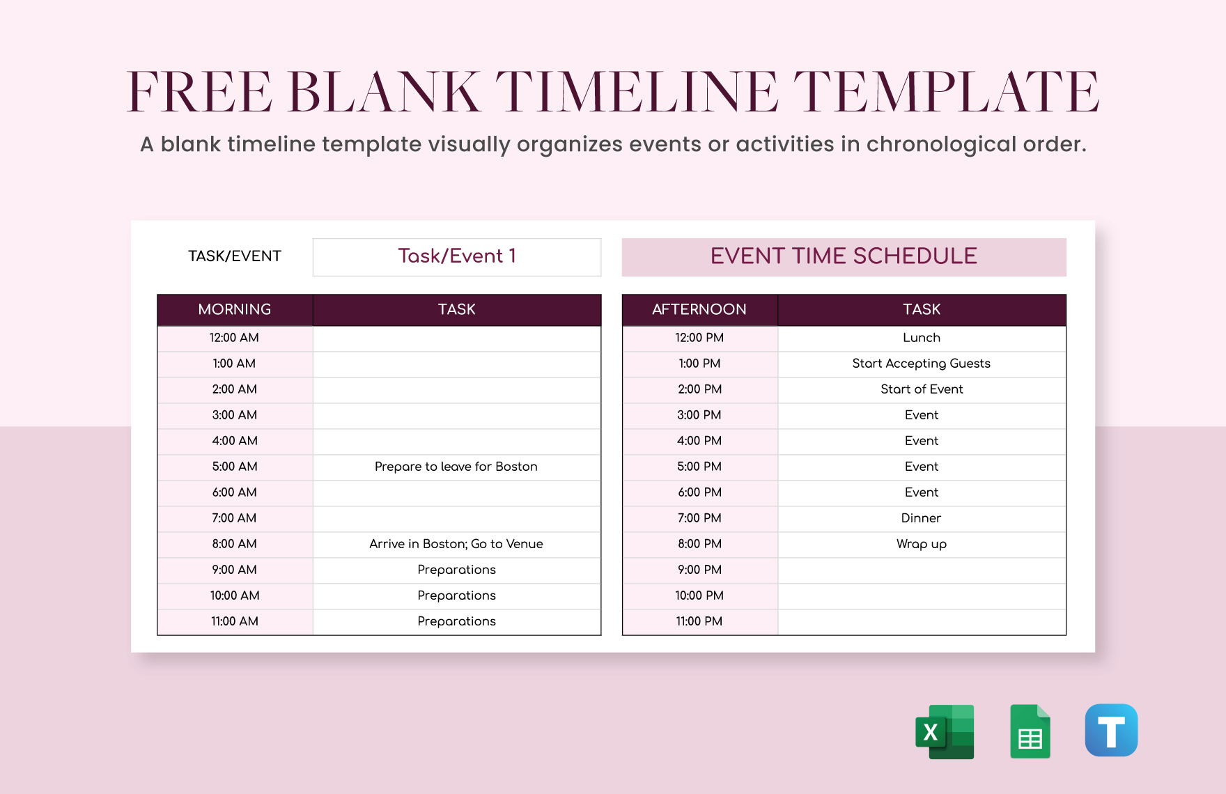 Free Modern IT & Software Timeline Template - Download in Word, Google ...