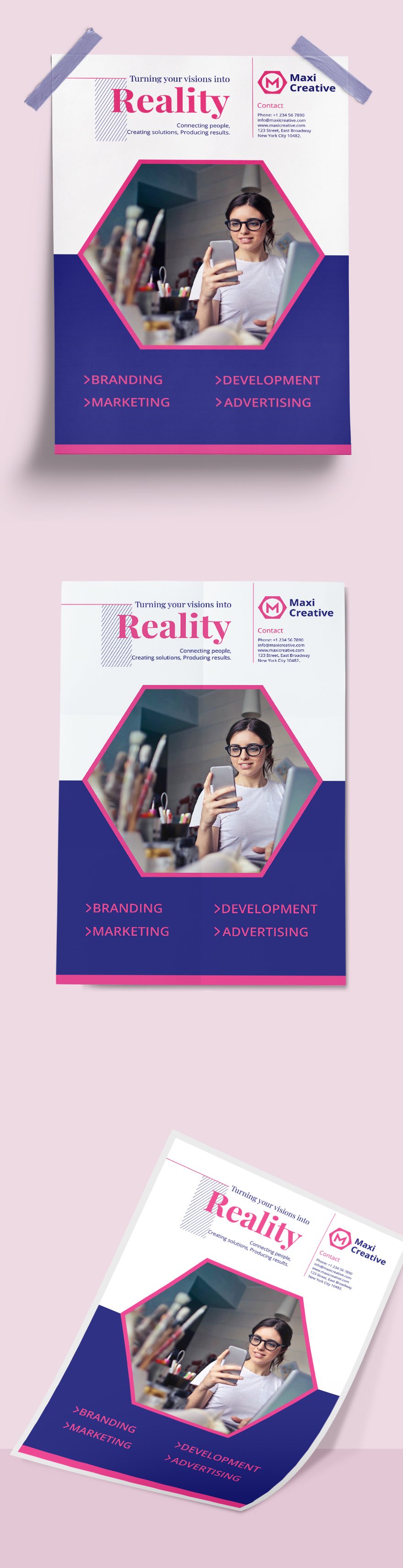 Free Creative HR Poster Template - Illustrator, InDesign, Word, Apple ...