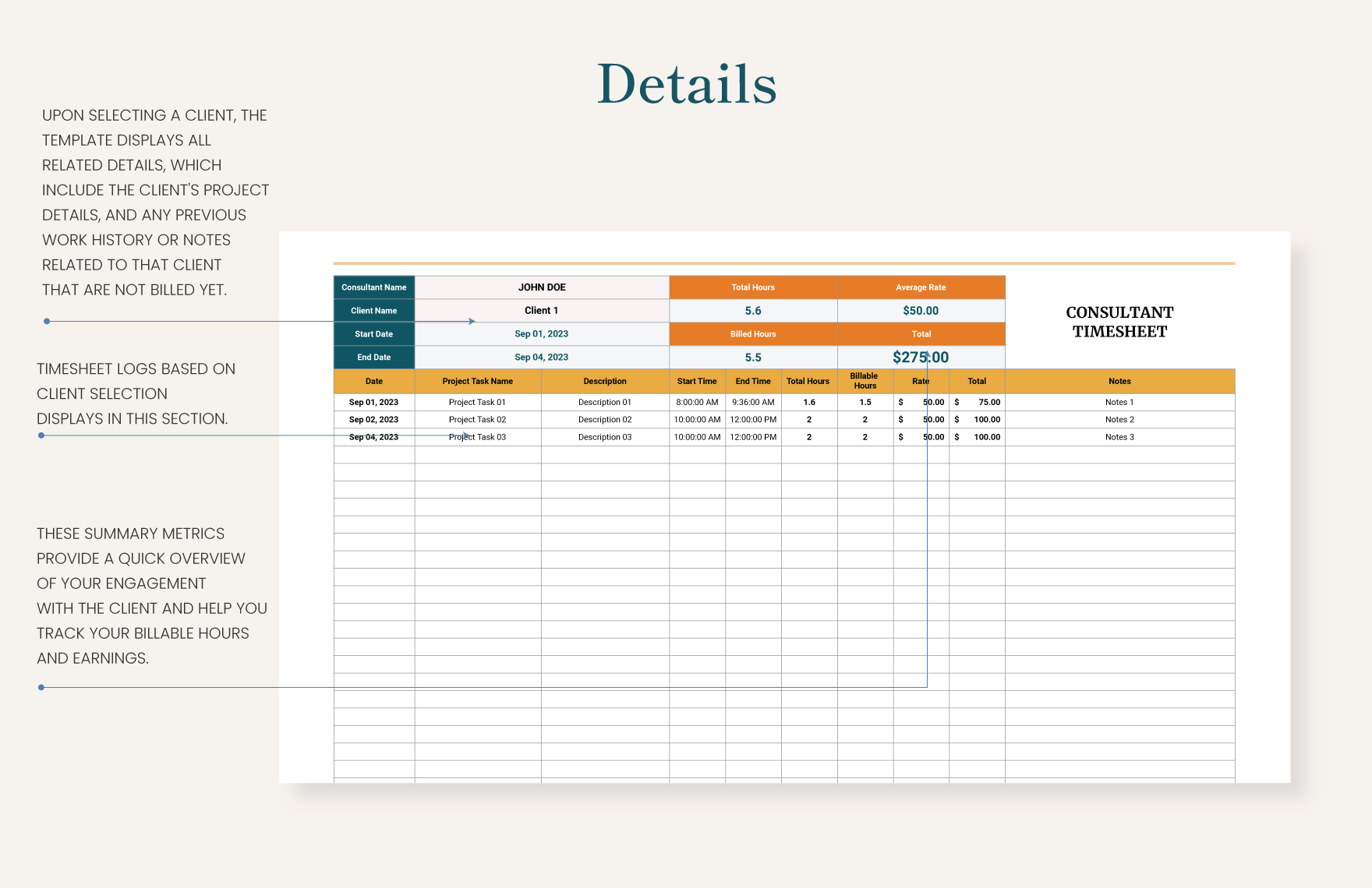 Consultant Timesheet Template Download In Excel Google Sheets Consultant Timesheet Template Download In Excel Google Sheets