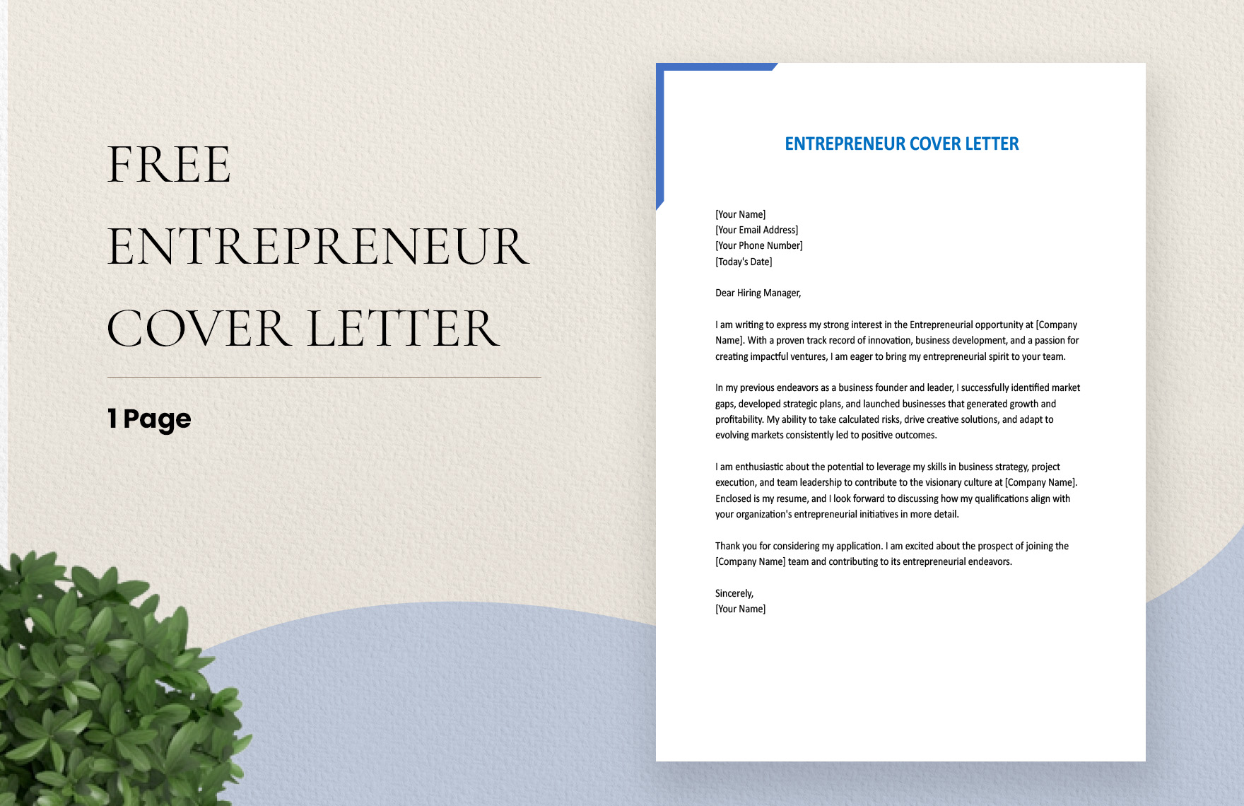 Entrepreneur Cover Letter In Word Google Docs Download Template Entrepreneur Cover Letter In Word Google Docs Download Template
