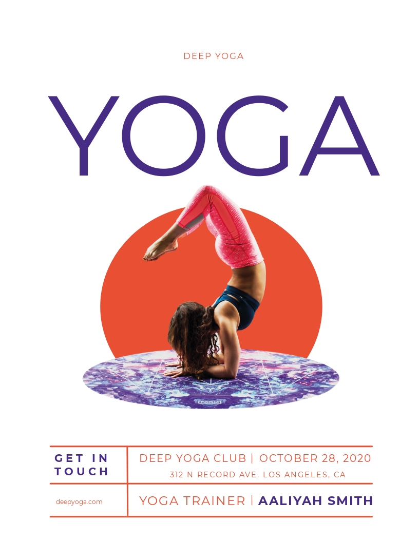 Yoga Flyer Template Free JPG Illustrator Word Apple Pages PSD 